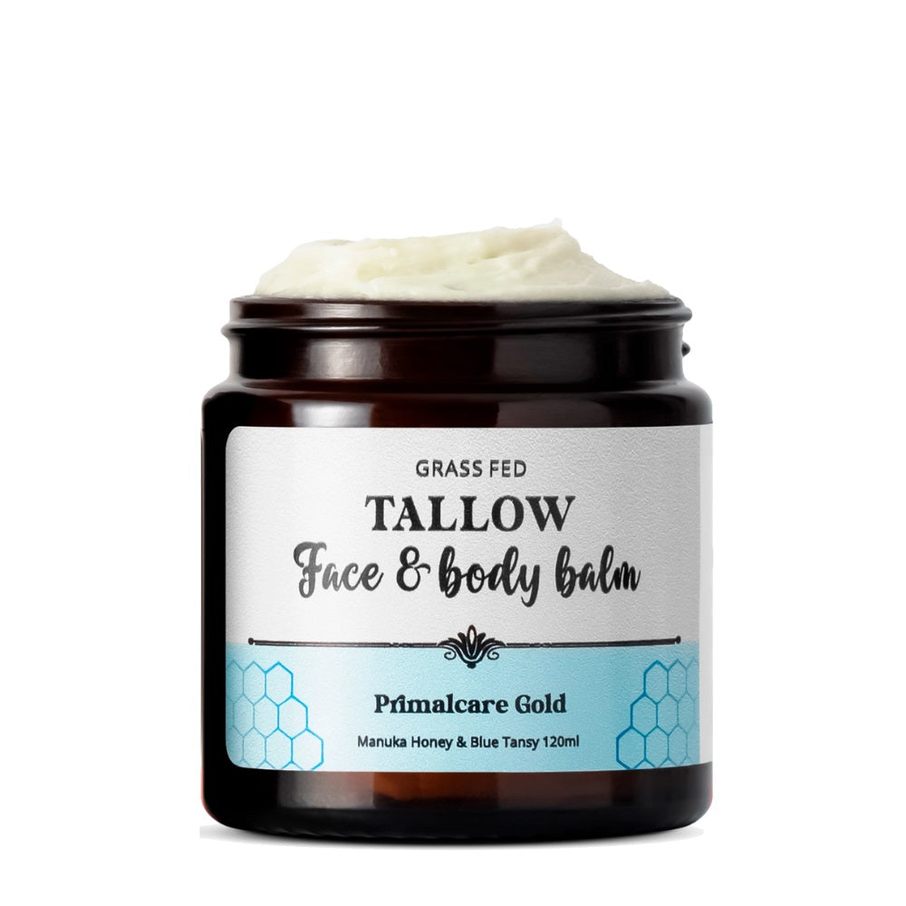 PrimalCare Tallow Balm Manuka Honey & Blue Tansy | Natural Skincare ...