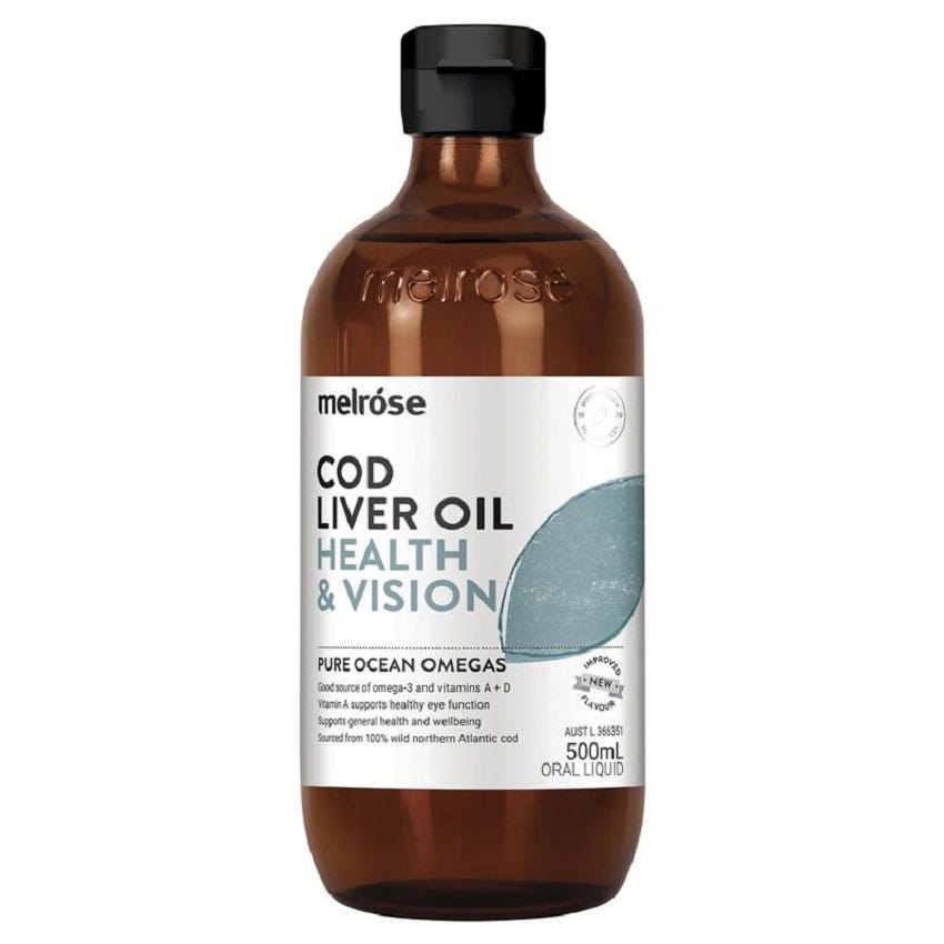 Buy Melrose Cod Liver Health & Vision | Health 2000 NZ