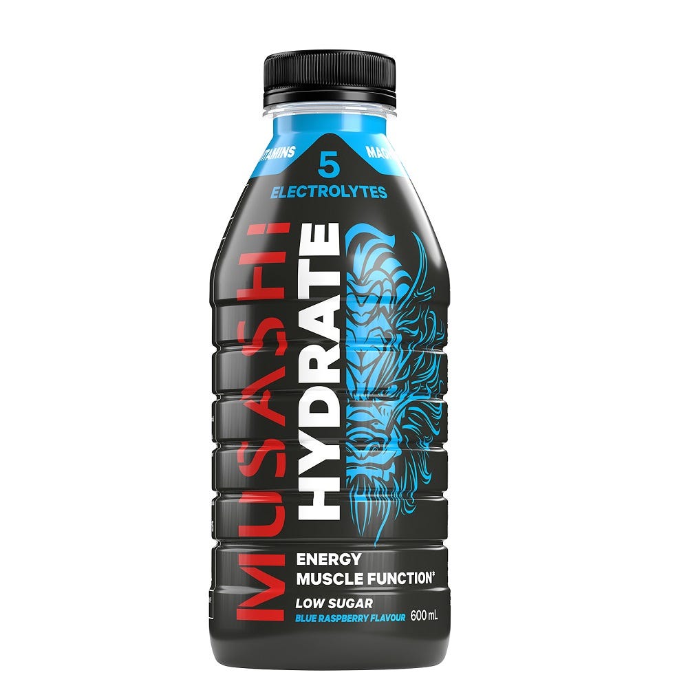 Musashi - Hydrate Electrolytes - Blue Raspberry - Health 2000