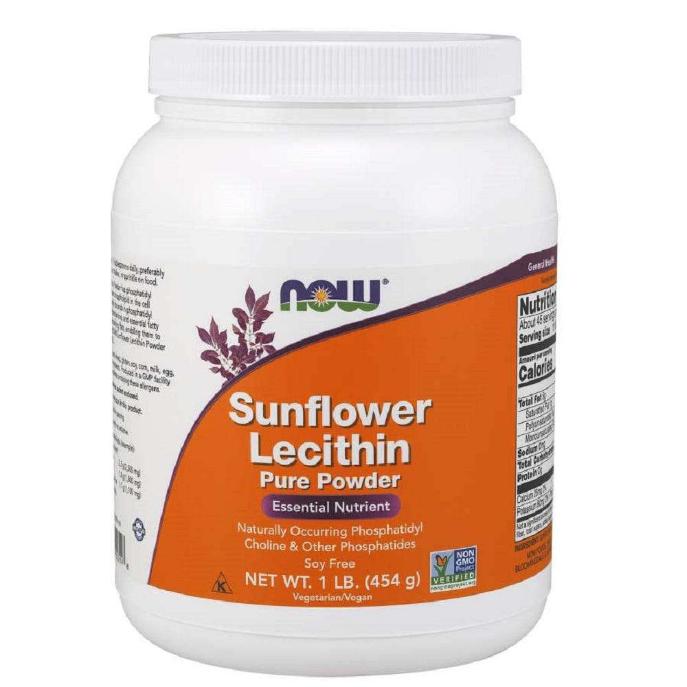 NOW - Sunflower Lecithin Powder - Health 2000