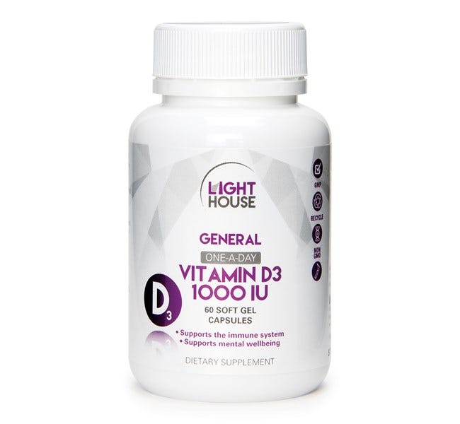 Buy Lighthouse Vitamin D3 | Immunity & Mood | Health 2000 – Health2000