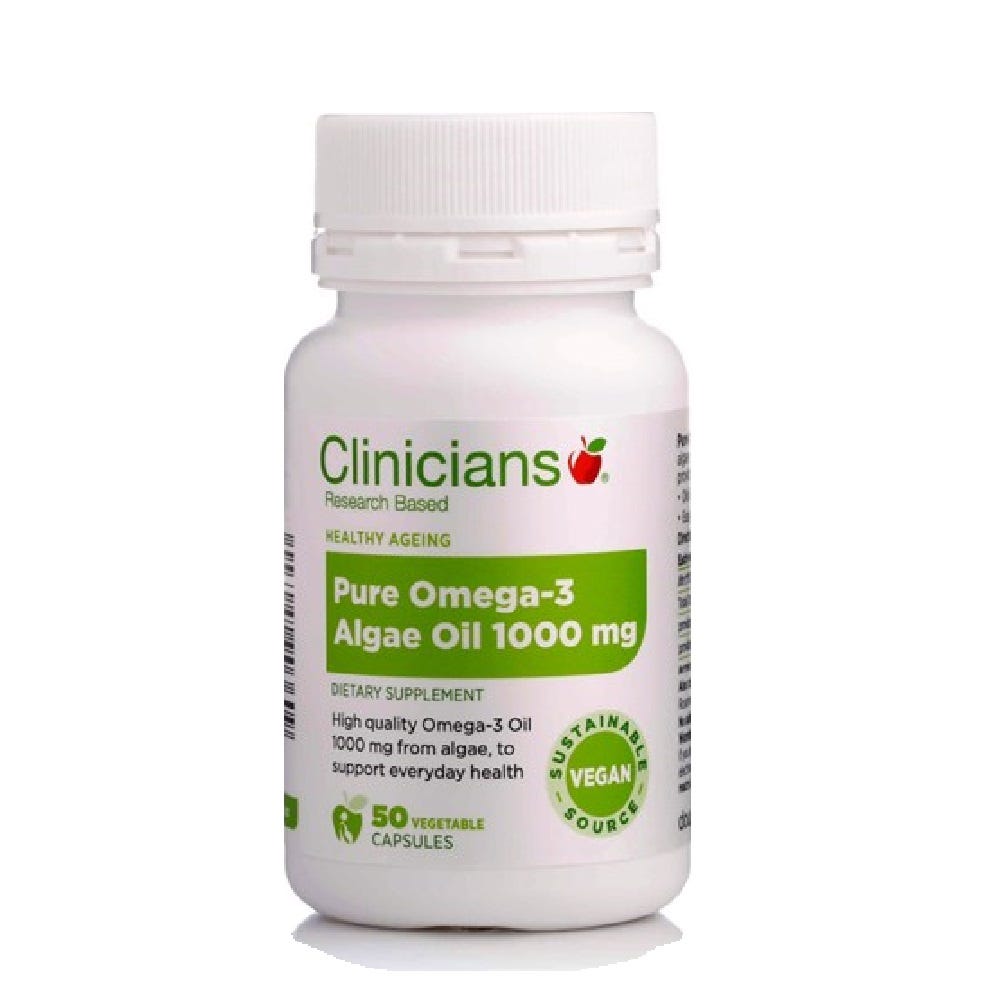 Clinicians - Pure Omega-3 from Algae Oil 1000mg - Health 2000